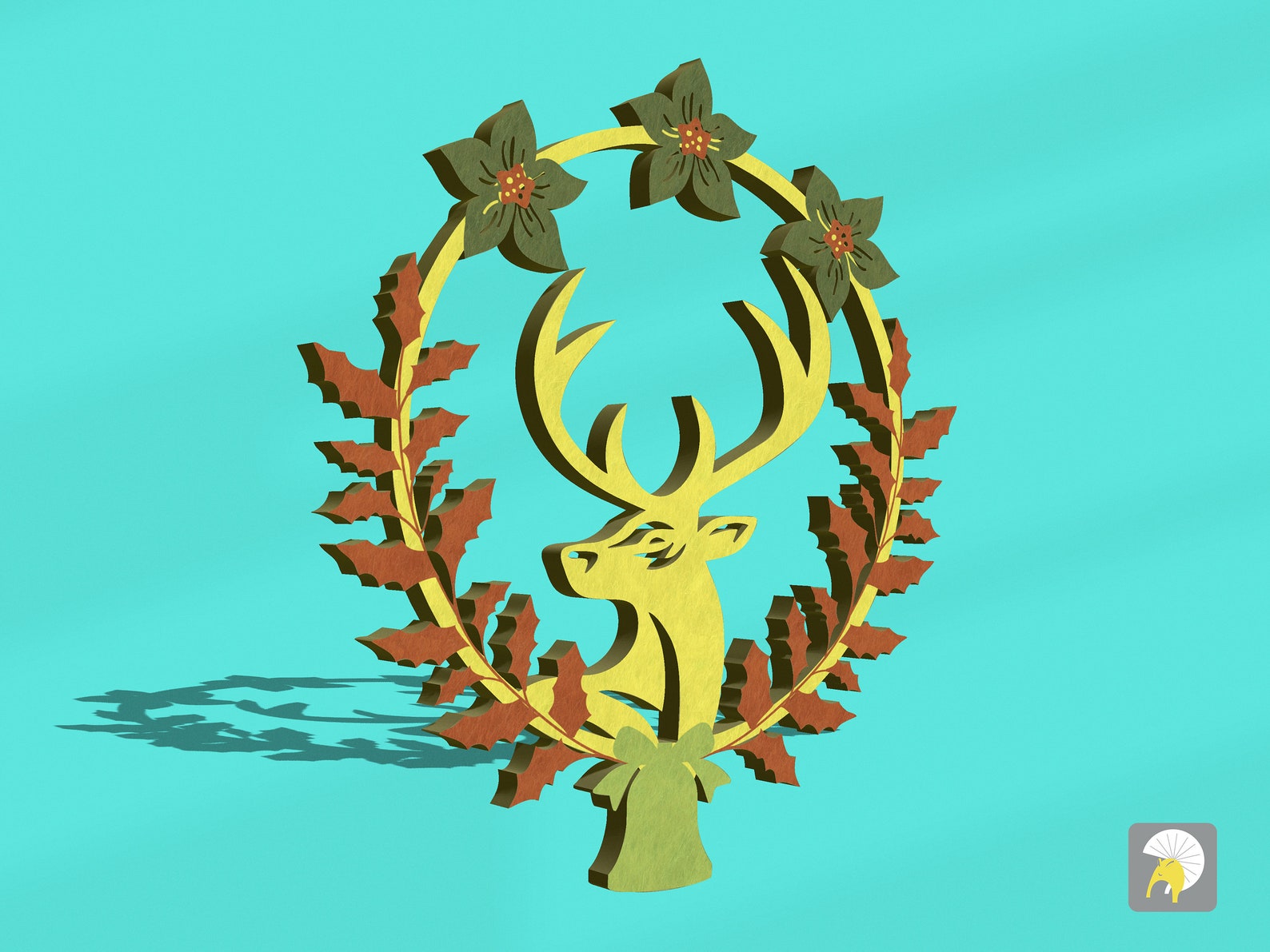 Winter, Hello Noel Sign, Christmas Door Hanger SVG, Deer Door Hanger ...