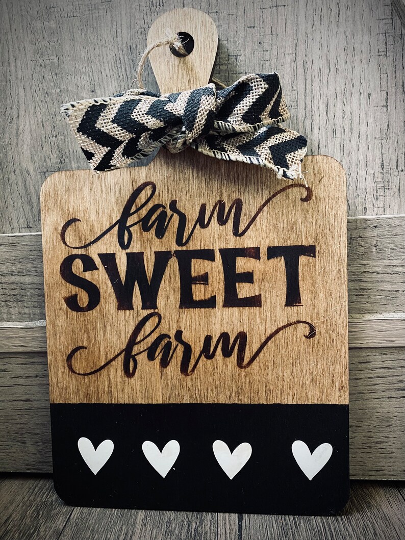 Mini Farmhouse Cutting Boards / Farmhouse Decor / Kitchen / Tiered Tray ...