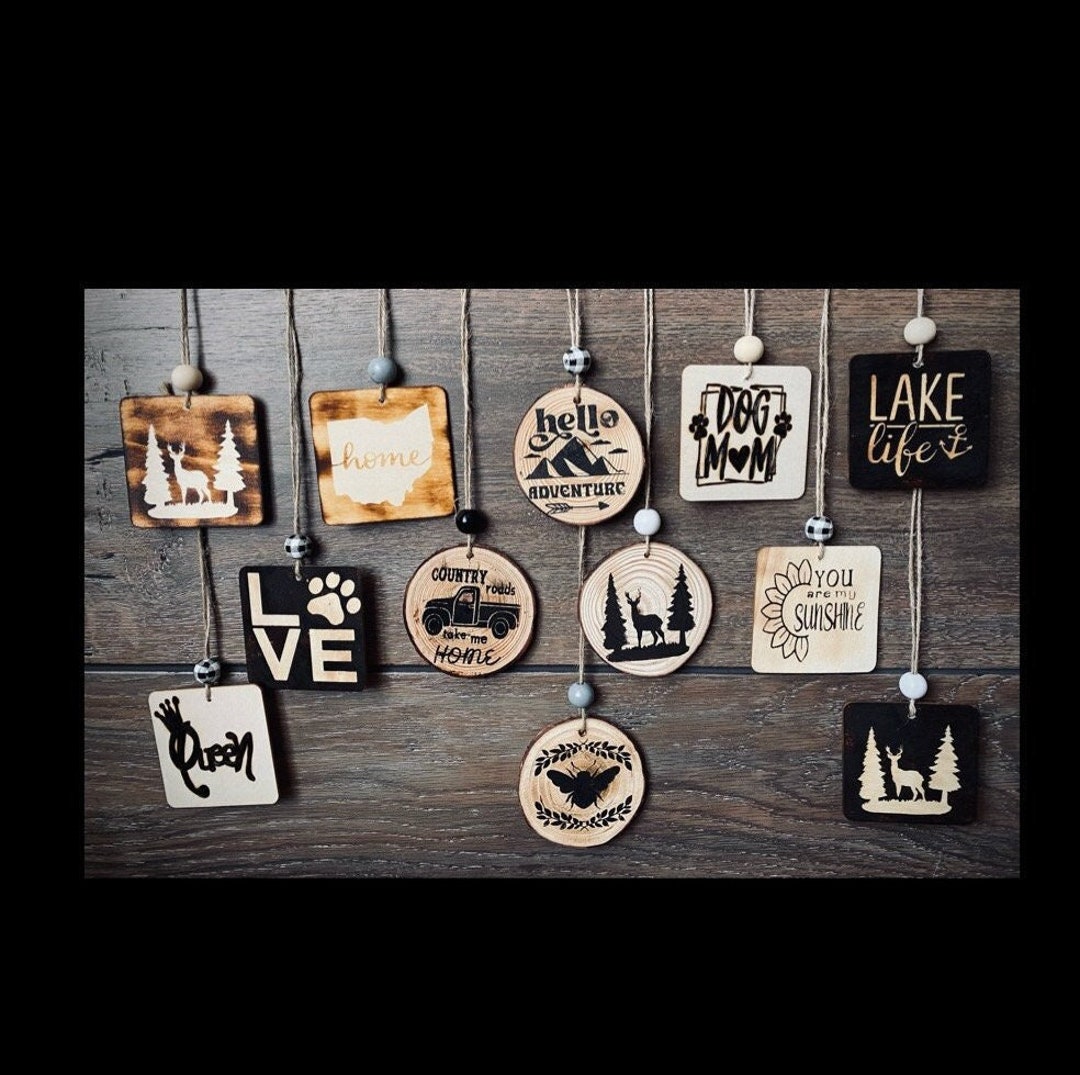 Wooden Car Fresheners| Car Freshie|car Freshener|trendy| Rustic ...