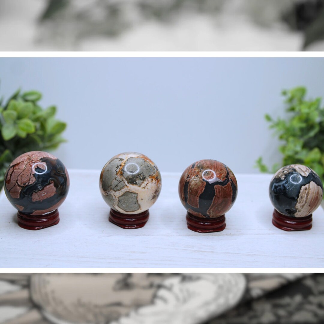 Football Agate Sphere Crystal Carving - Etsy