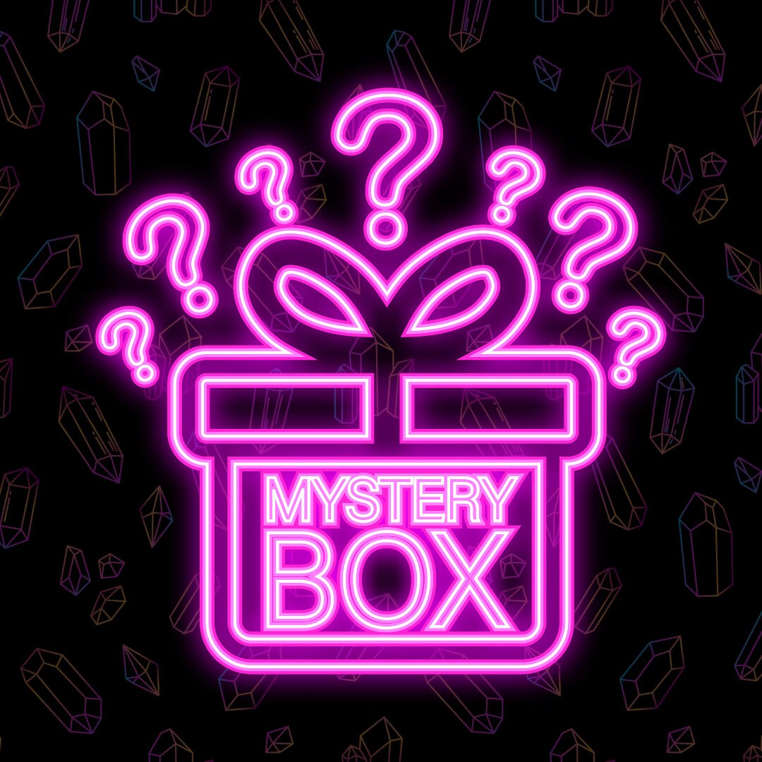 Mystery Crystal Box Tumbled Stones, Rocks, & Minerals Gift Box ...
