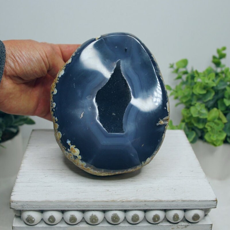 Agate Druzy Geode - Etsy