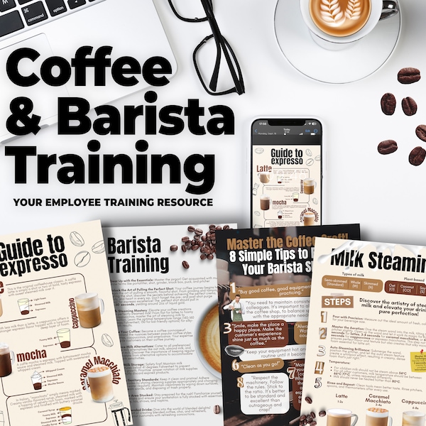 Five Guys and One Coffee Barista - Etsy Canada