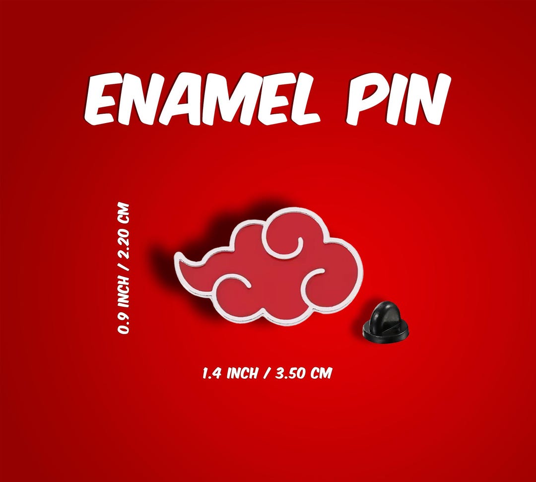 Anime-inspired Enamel Pin Akatsuki Gift Pin Badge Trading Card Jekpoart ...