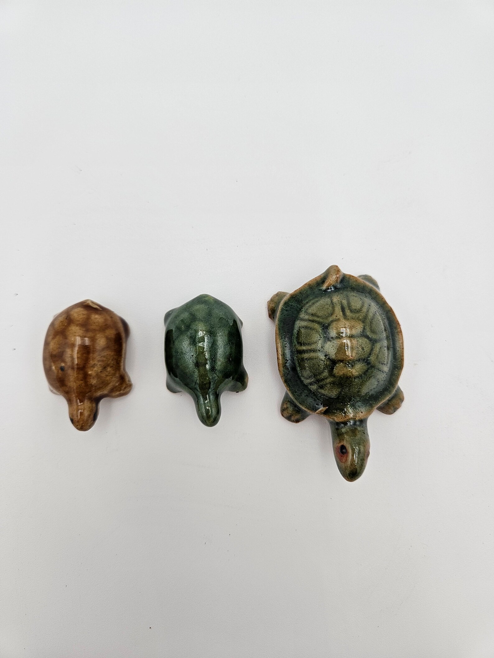 Turtle Figurine Ceramic Miniature for Garden Decoration Garden - Etsy