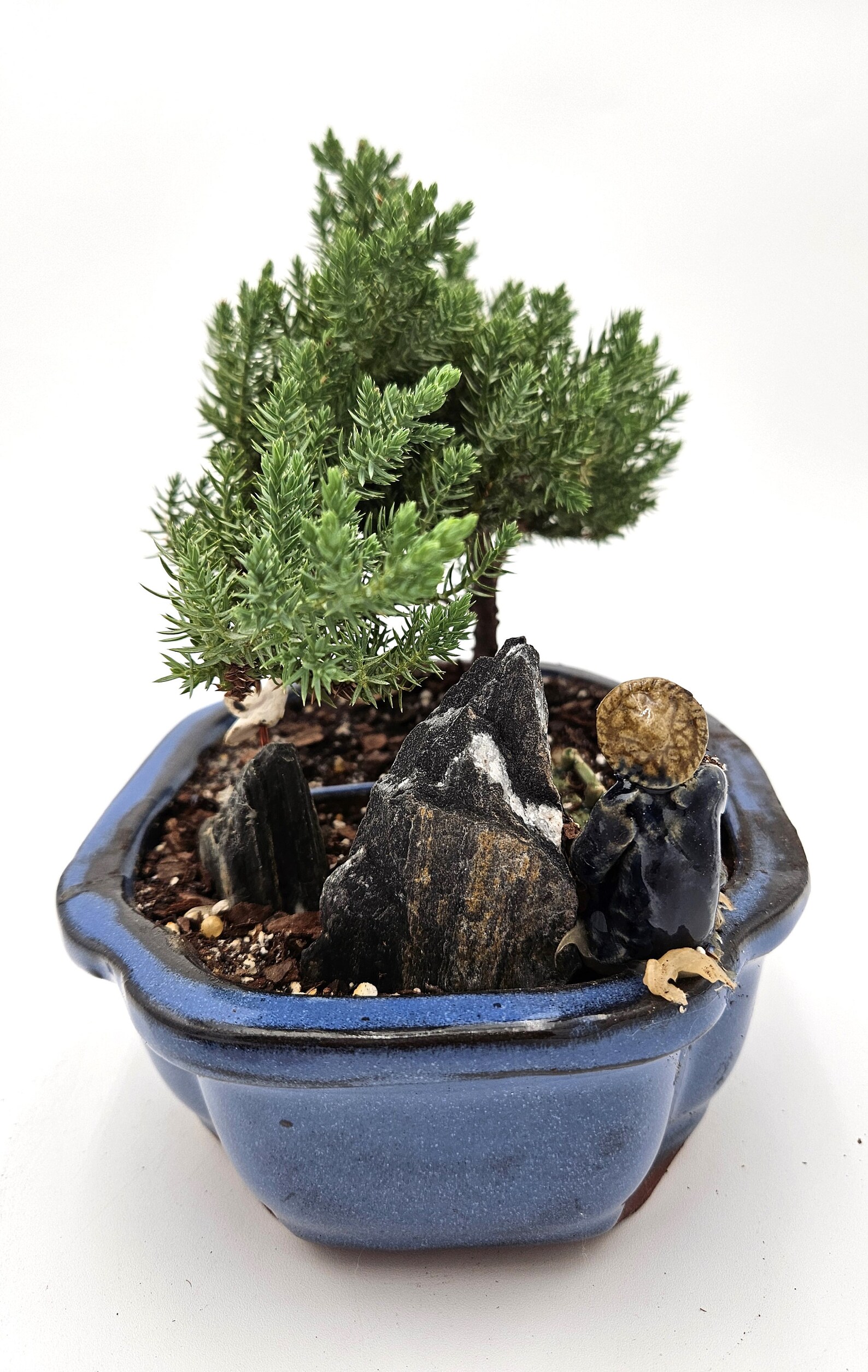 Blue Quince Fisherman Pot Gift Holiday Gift for Garden Lover Fisherman ...