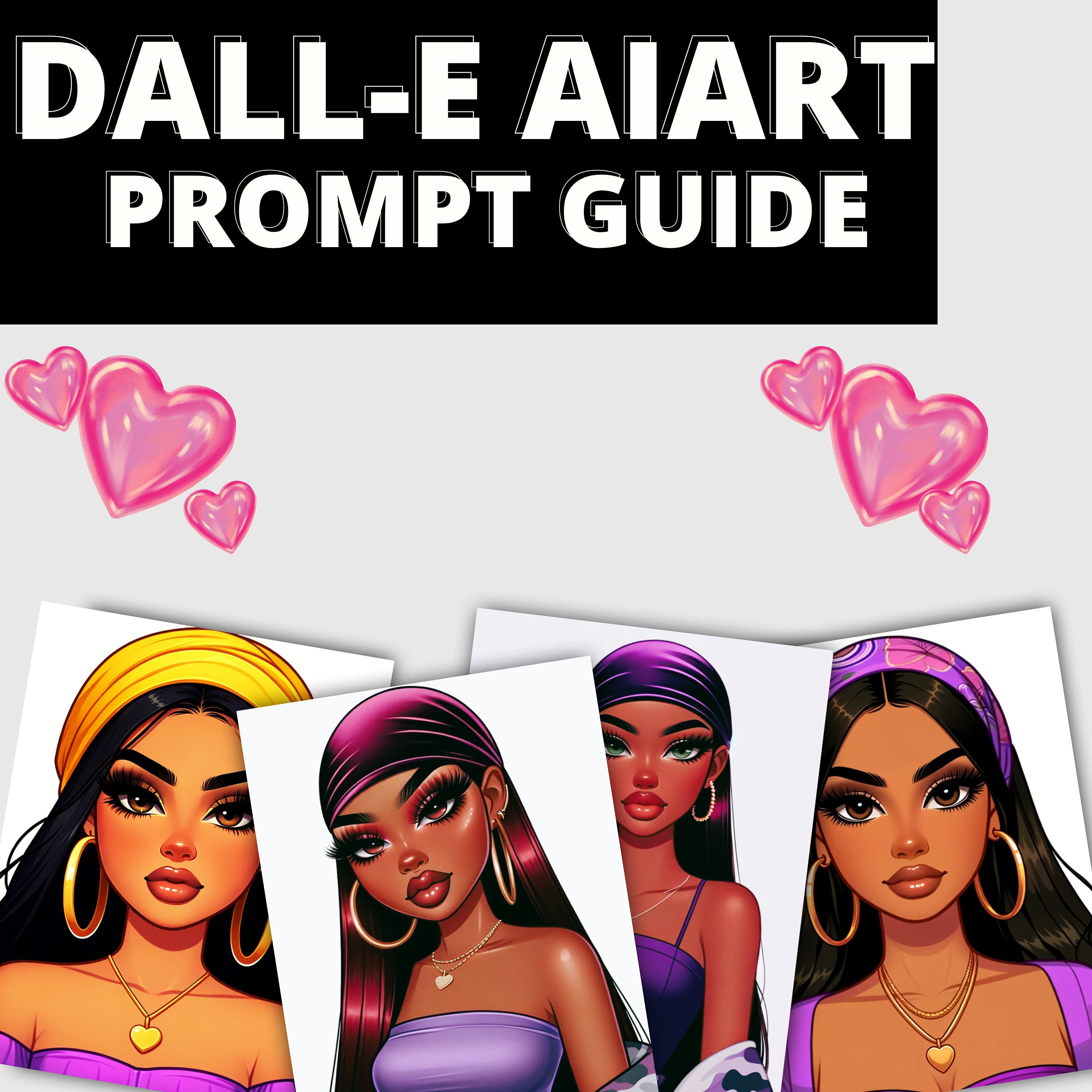 Stylish Baddie Collection AI Art Prompt - Etsy