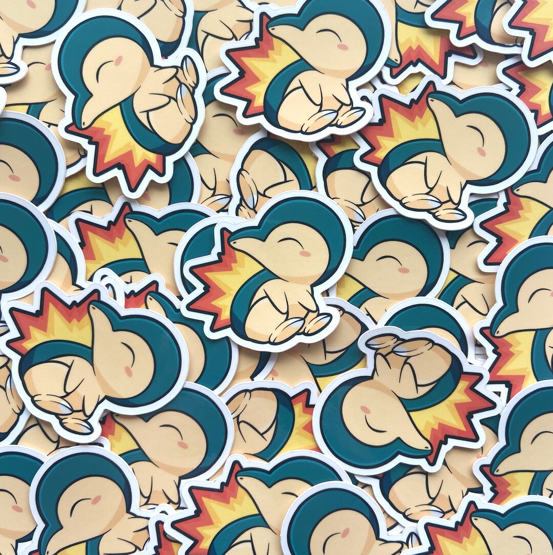 Pokemon Sticker Cyndaquil - Etsy