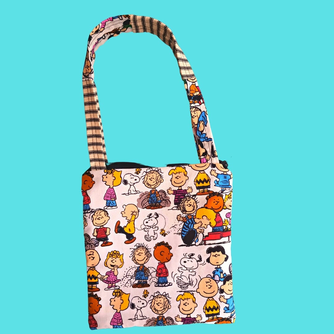 Charlie Brown Handbag, Small Purse, Peanuts Purse, Small Handbag, Sewn ...
