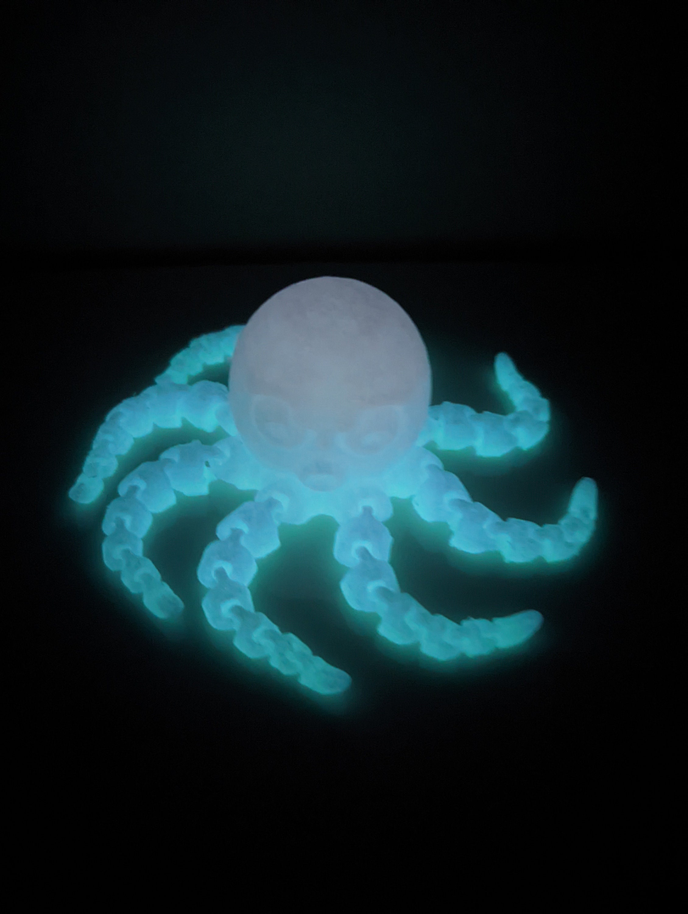Glowing Articulating Octopus Fidget Toy - Etsy