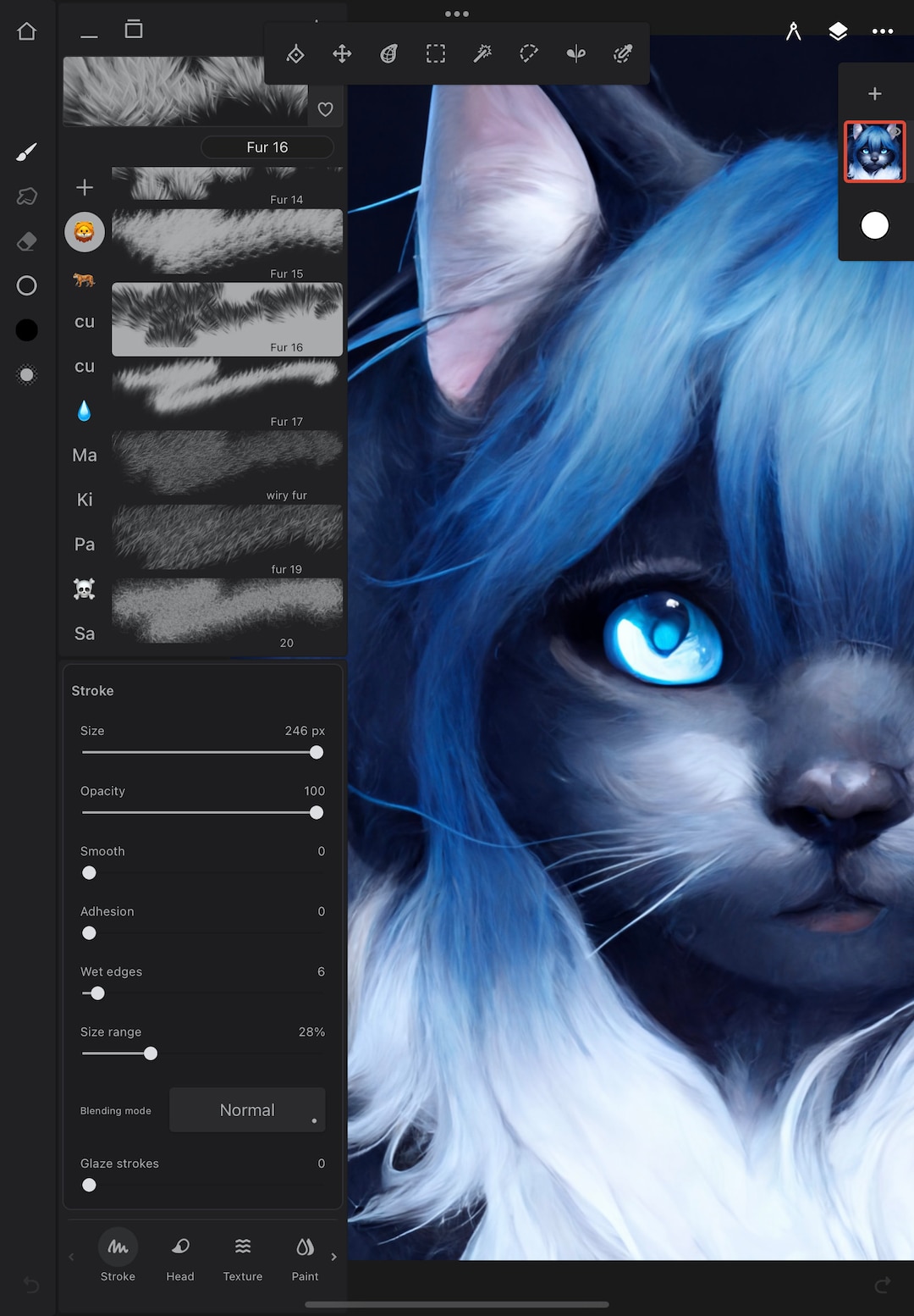 Infinite Painter Fursona Brushes - Etsy