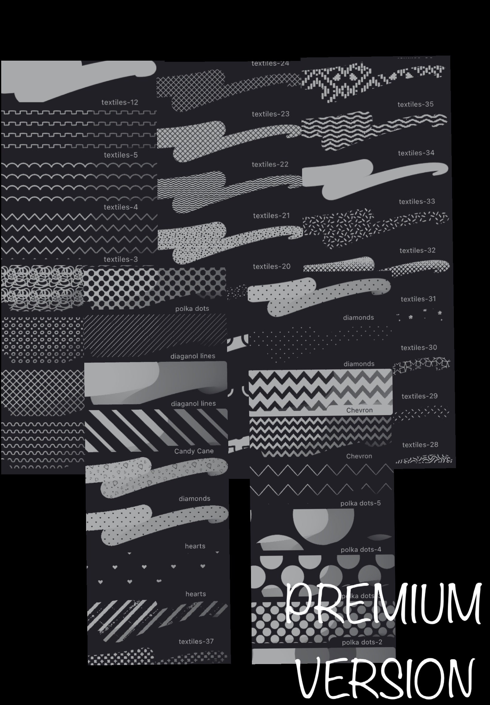 Textile Patterns for Infinite Painter - Etsy