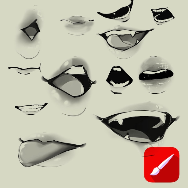 Anime Mouths - Etsy