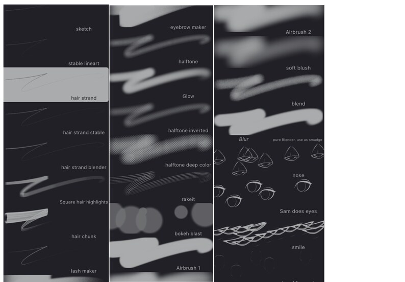 My Take on Sams Brushes Infinite Painter - Etsy