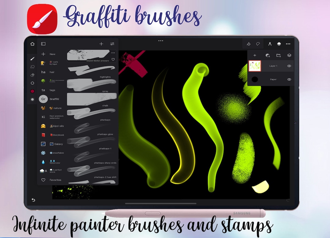 Graffiti Brushes for Infinite Painter - Etsy