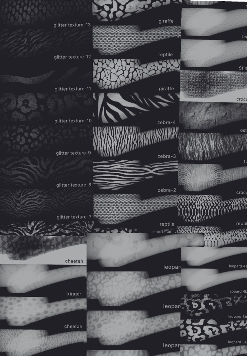 80 Animal Pattern Brushes and Textures for Infinite Painter - Etsy