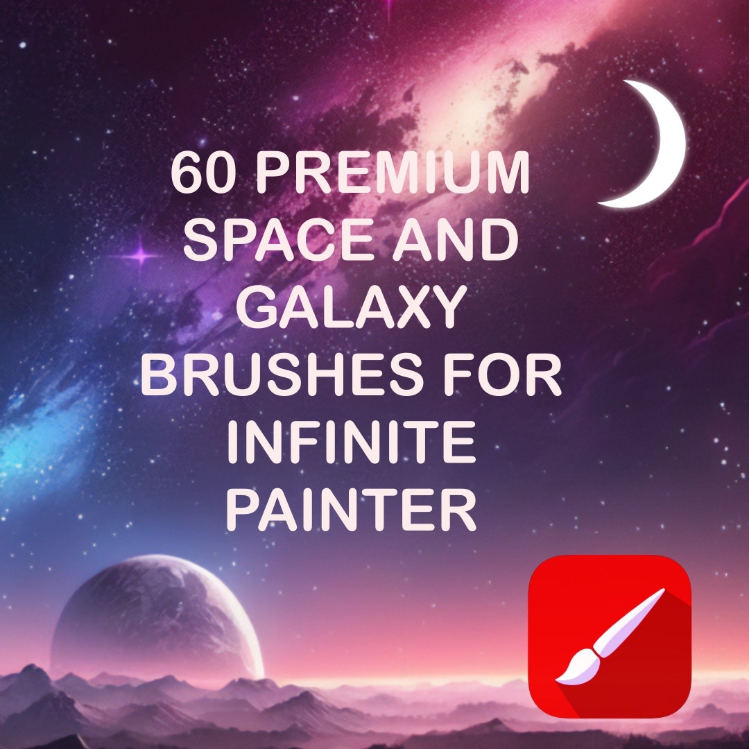 60 Galaxy Brushes for Infinite Painter - Etsy