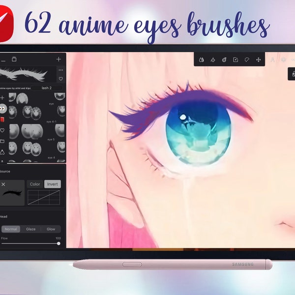 Anime Eyes - Etsy