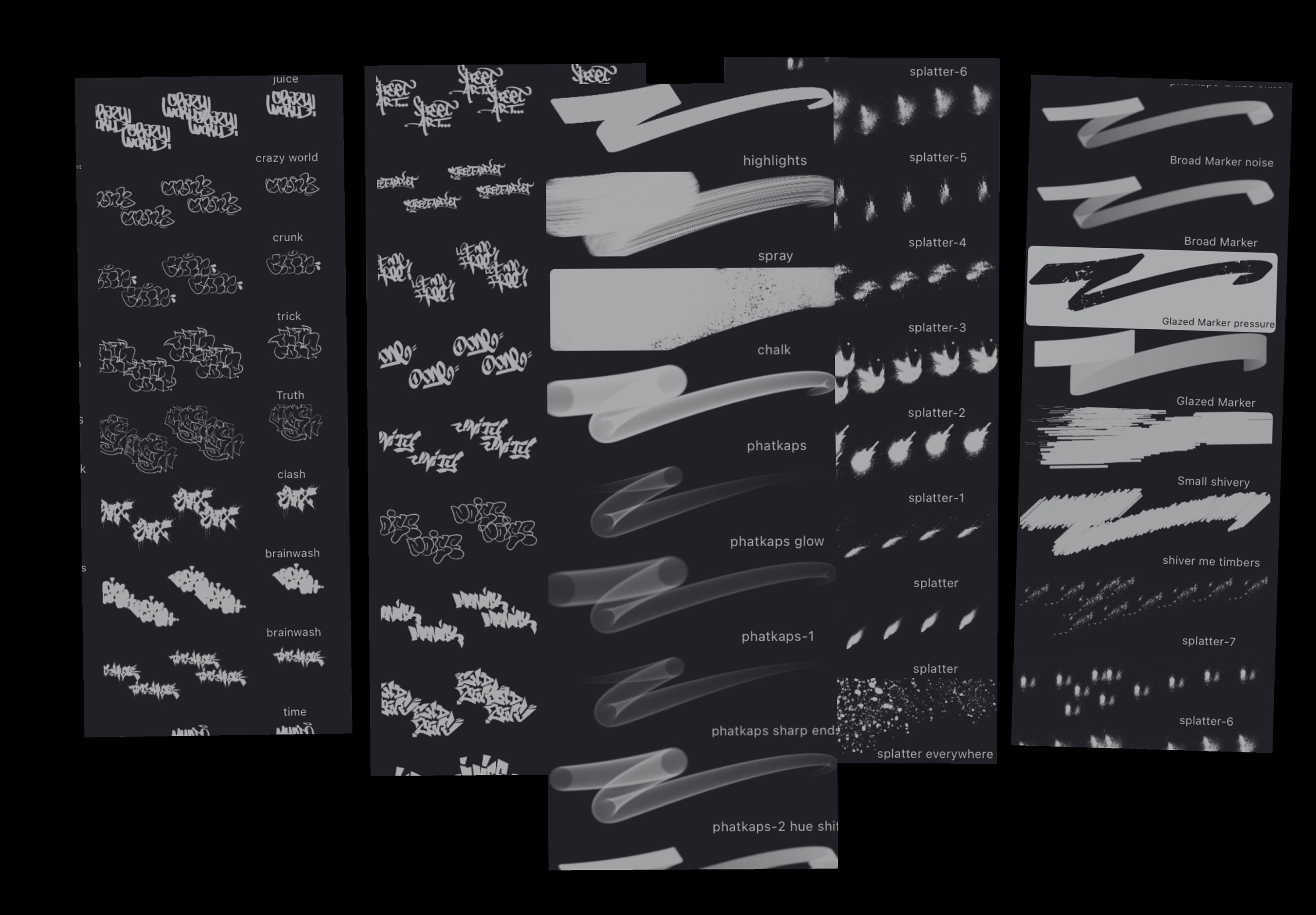 Graffiti Brushes for Infinite Painter - Etsy