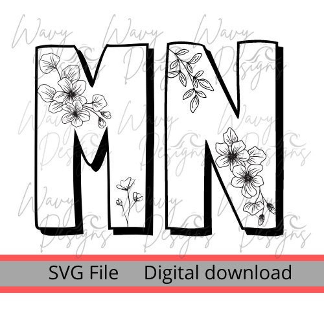 Minnesota Svg, MN State Svg, Instant Download, Digital Download, Simple ...