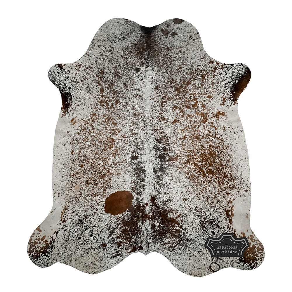 100% Genuine Leather Cowhide Rug in Natural Multicolor - Etsy