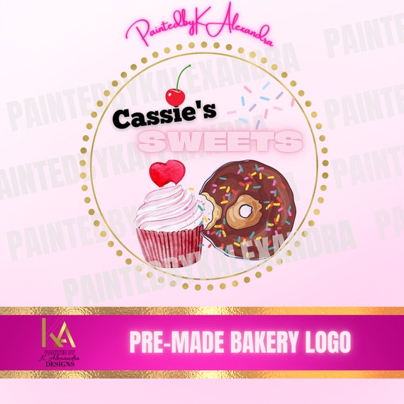 Bakery Logo Baking Business Logo Pre-made Logo Design - Etsy