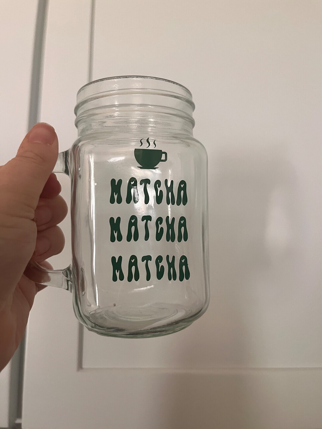 Matcha Mason Jar - Etsy
