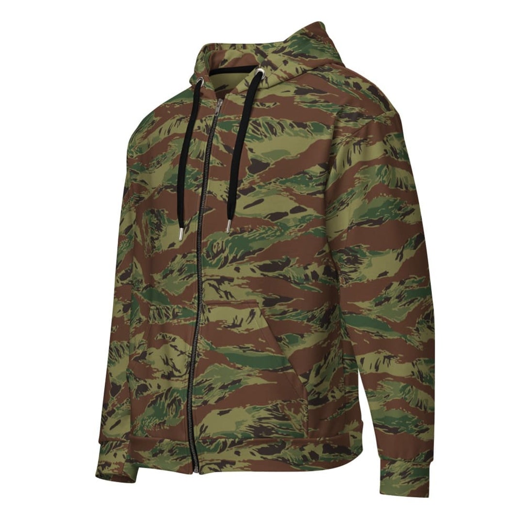 Multi-terrain Tiger Stripe Viper Camo Unisex Zip Hoodie - Etsy