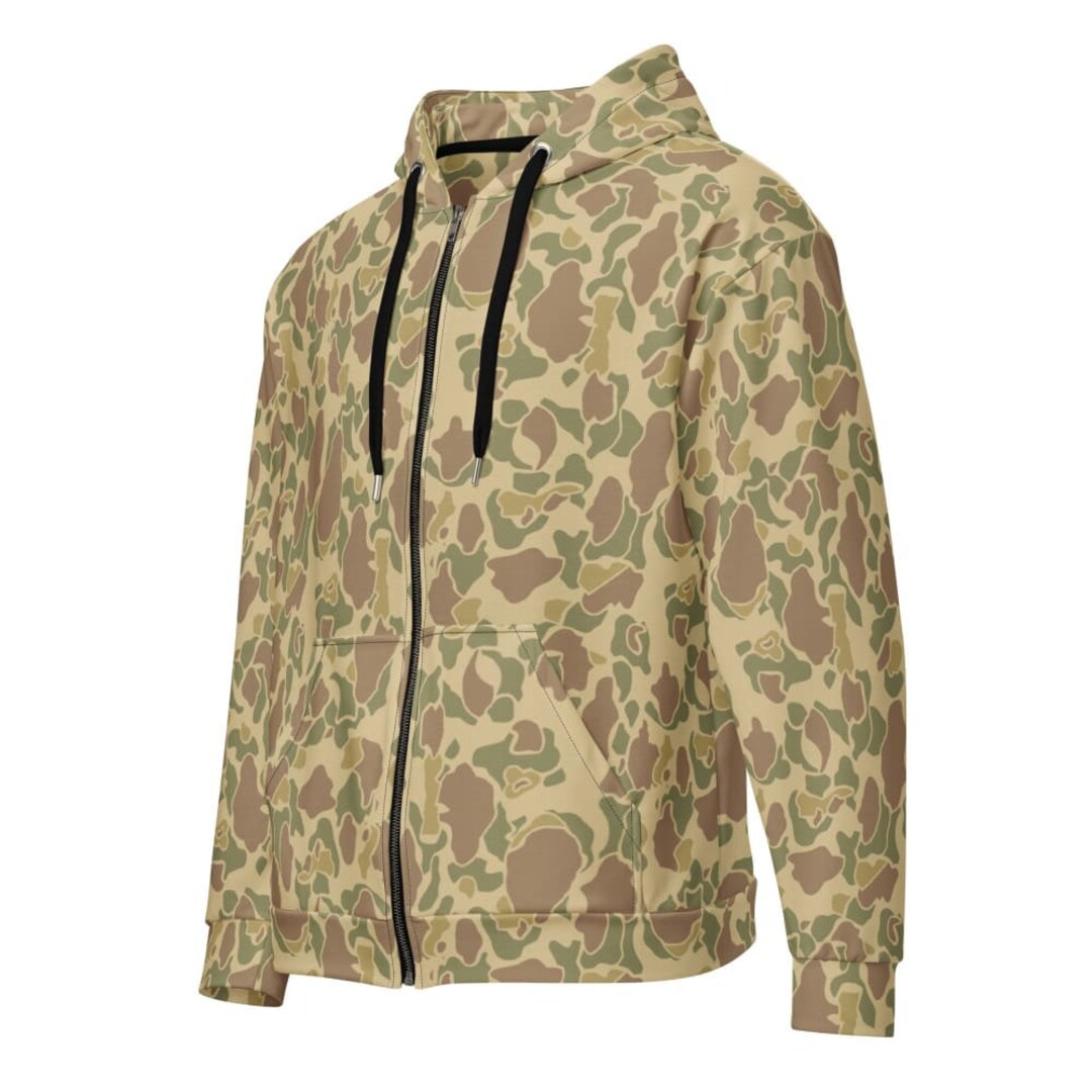 American Ww2 M1942 Frogskin Beach Camo Unisex Zip Hoodie - Etsy