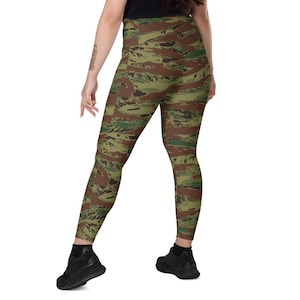 Multi-terrain Tiger Stripe Viper Camo Womens Leggings With Pockets - Etsy