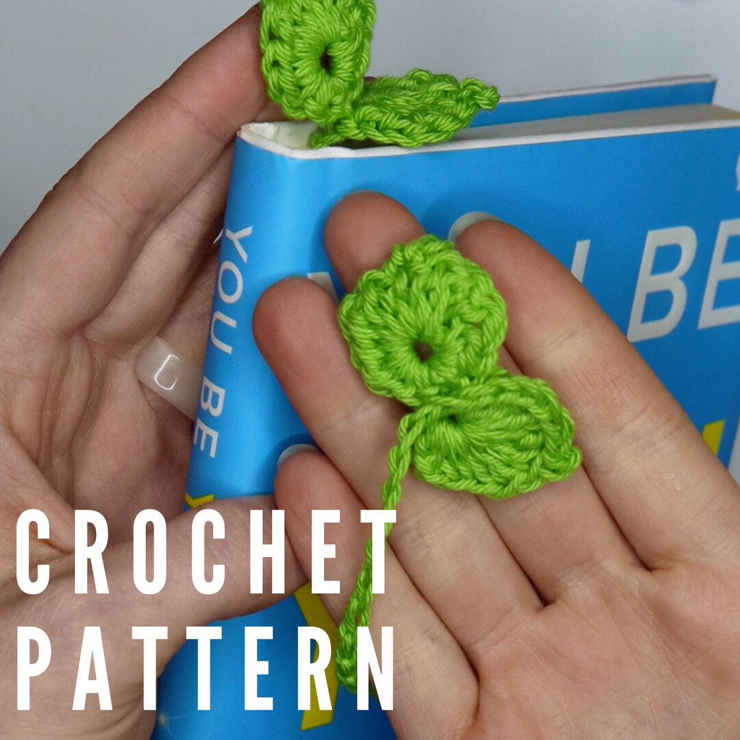Crochet Leaf Bookmark Pattern - Etsy