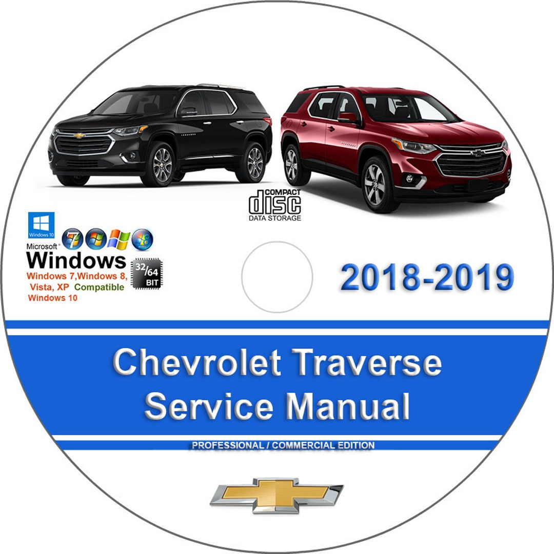 Chevrolet Traverse 2018 2019 Factory Workshop Service Repair Manual on ...