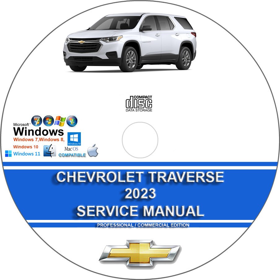 Chevrolet Traverse 2023 Factory Workshop Service Repair Manual on CD - Etsy
