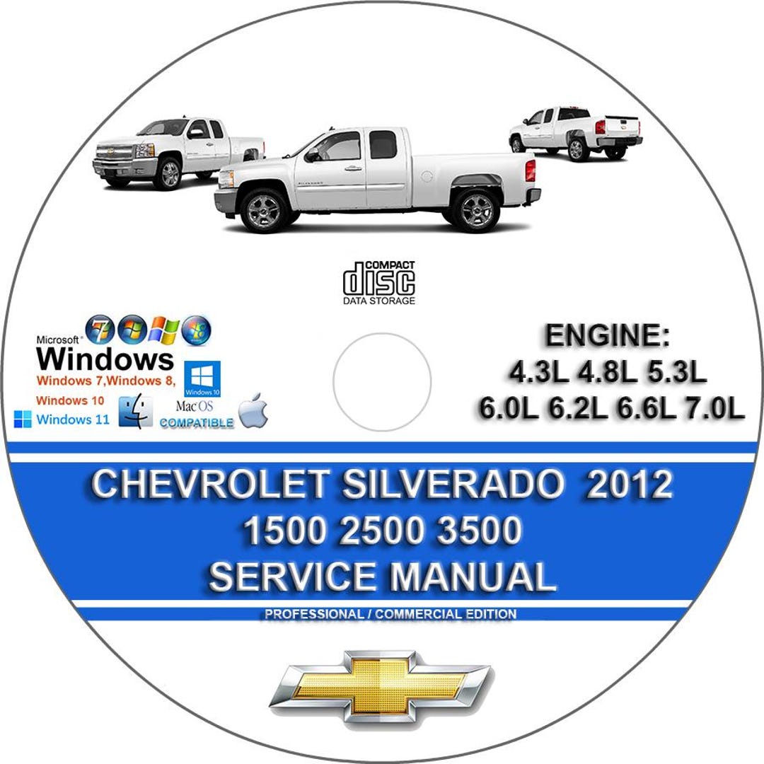 Chevrolet Silverado 1500 2500 3500 4.3L 4.8L 5.3L 6.0L 6.2L 6.6L 7.0L ...