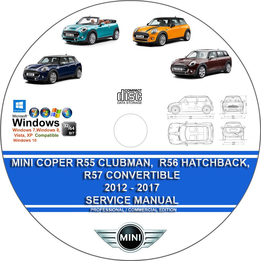 Mini Cooper R55 Clubman R56 Hatchback R57 Convertible 2012 2013 2014 ...