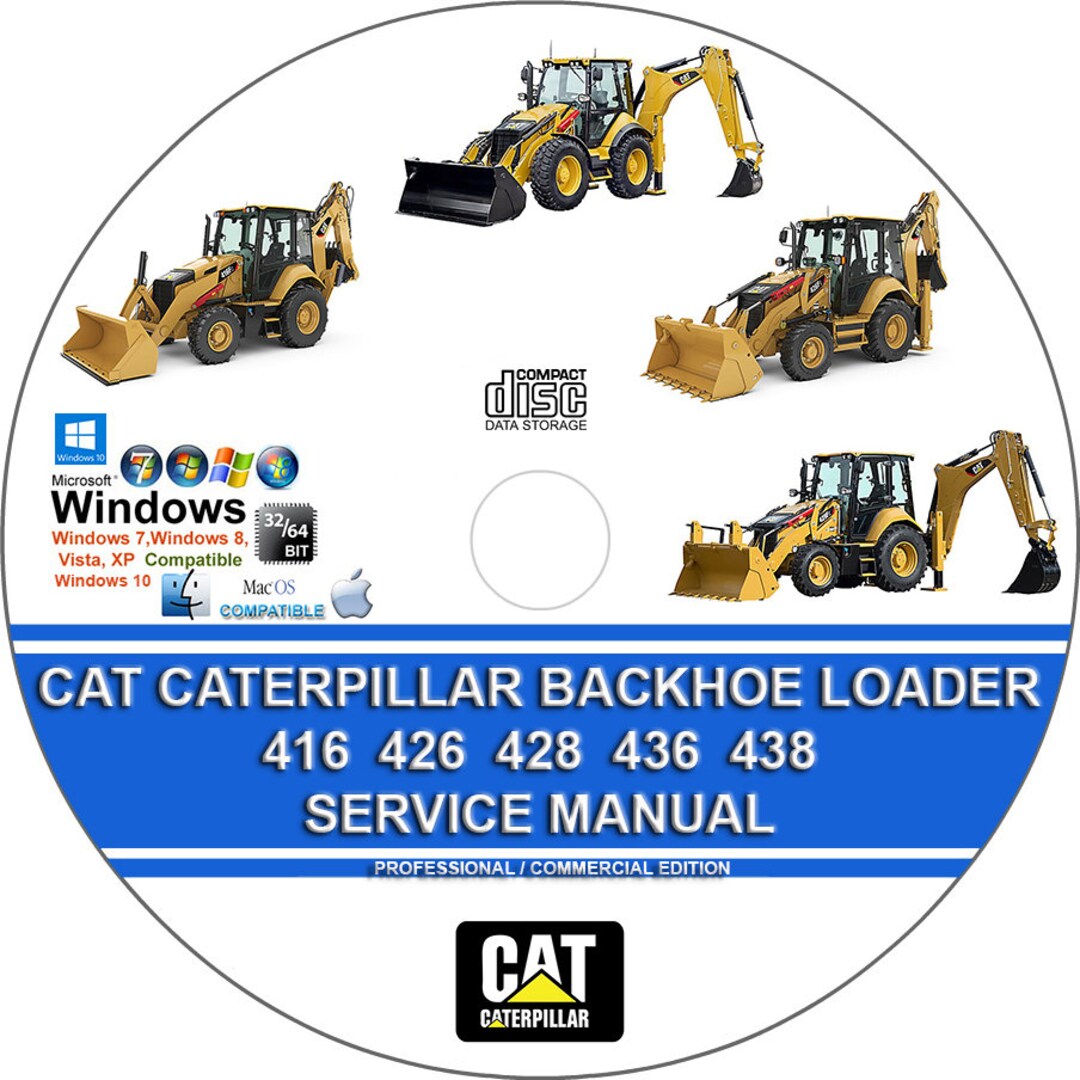 Cat Caterpillar Backhoe Loaders 416 426 428 436 438 Service Repair ...