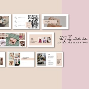 Minimal Boho, Modern Powerpoint, Animated Presentation, Branding ...