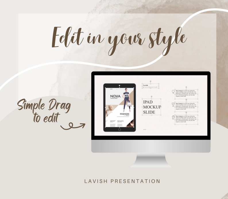 Minimal Clean Boho Modern Style Powerpoint, Animated Presentation ...