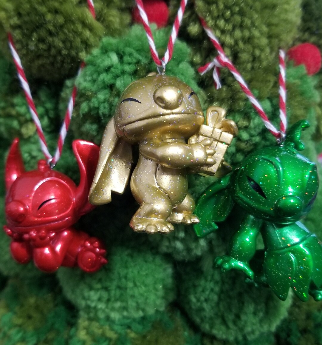 Christmas Stitch Ornaments Set of 3 - Etsy