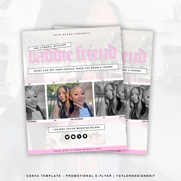 Bring a Friend Flyer - Etsy