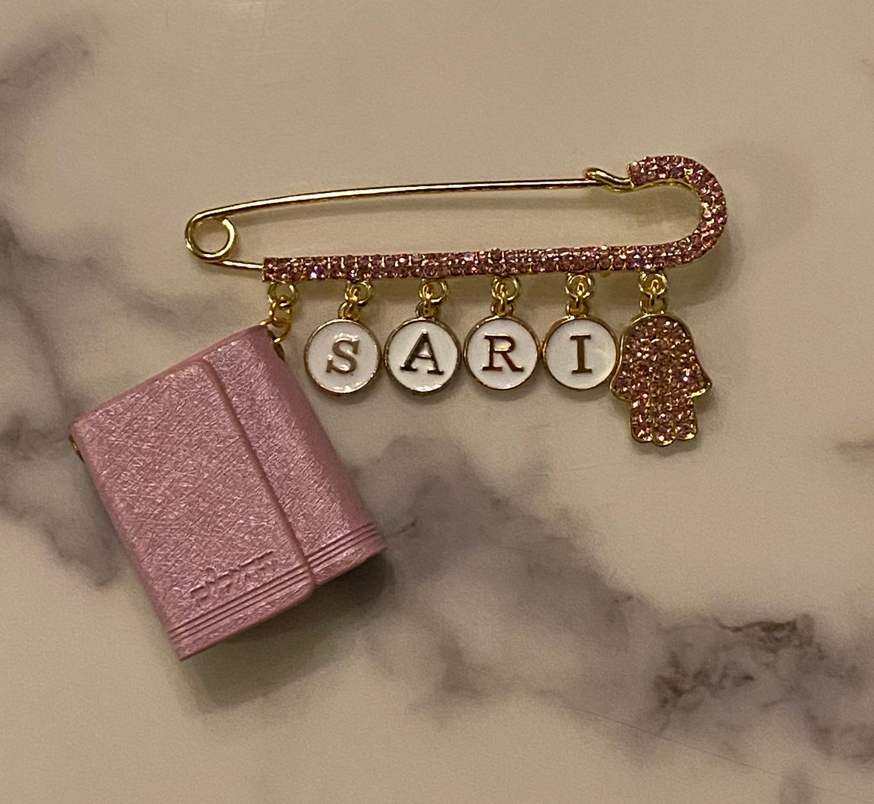 Custom Baby Stroller Pin. Jewish Baby Gift. Tehillim. Evil Eye. Bris ...