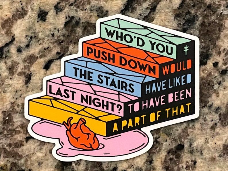 Vinyl Sticker Inspired by Frightened Rabbit's Song - Etsy