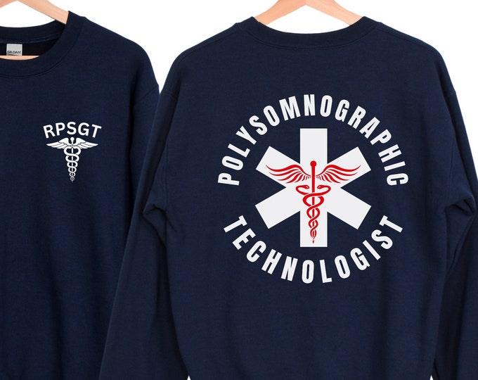 RPSGT Shirt Gift for Polysomnographic Technologist, Polysomnography ...