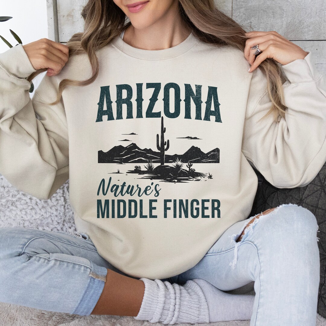 Arizona Desert Shirt, Arizona Cactus Sweatshirt, Western Cactus ...