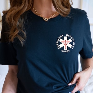 Emergency Department ER Nurse Tshirt, ED Nurse T Shirt, Emergency Room ...