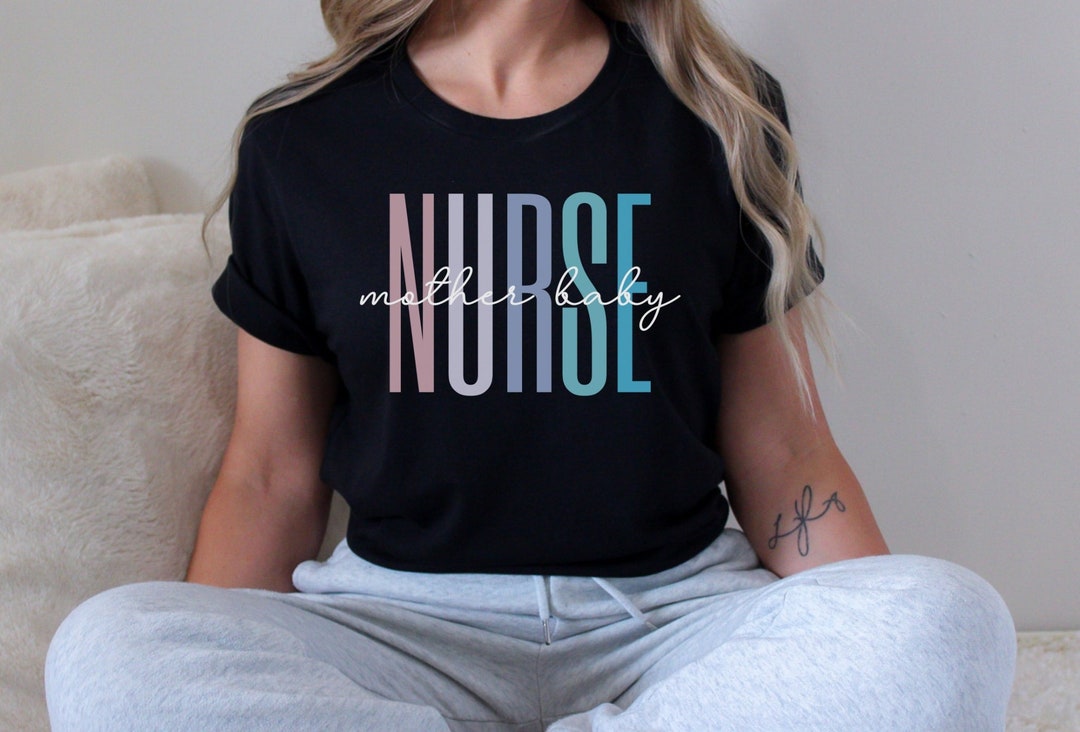 Mother Baby Nurse Shirt Postpartum Maternity Nurse RN LPN - Etsy