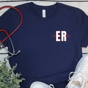 Emergency Department Tshirt, ER Nurse T Shirt, Nursing Shirts ER, ED ...