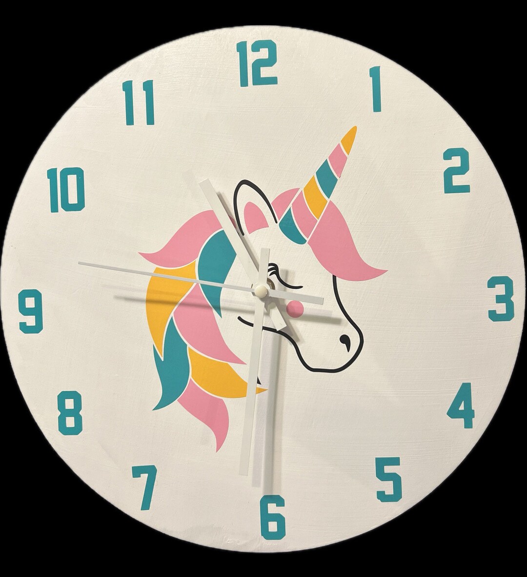 Unicorn Hand Made Clocks. Wood and Vinyl - Etsy