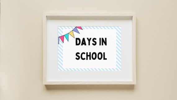 Days of School Tens Frames Poster Printable - Etsy