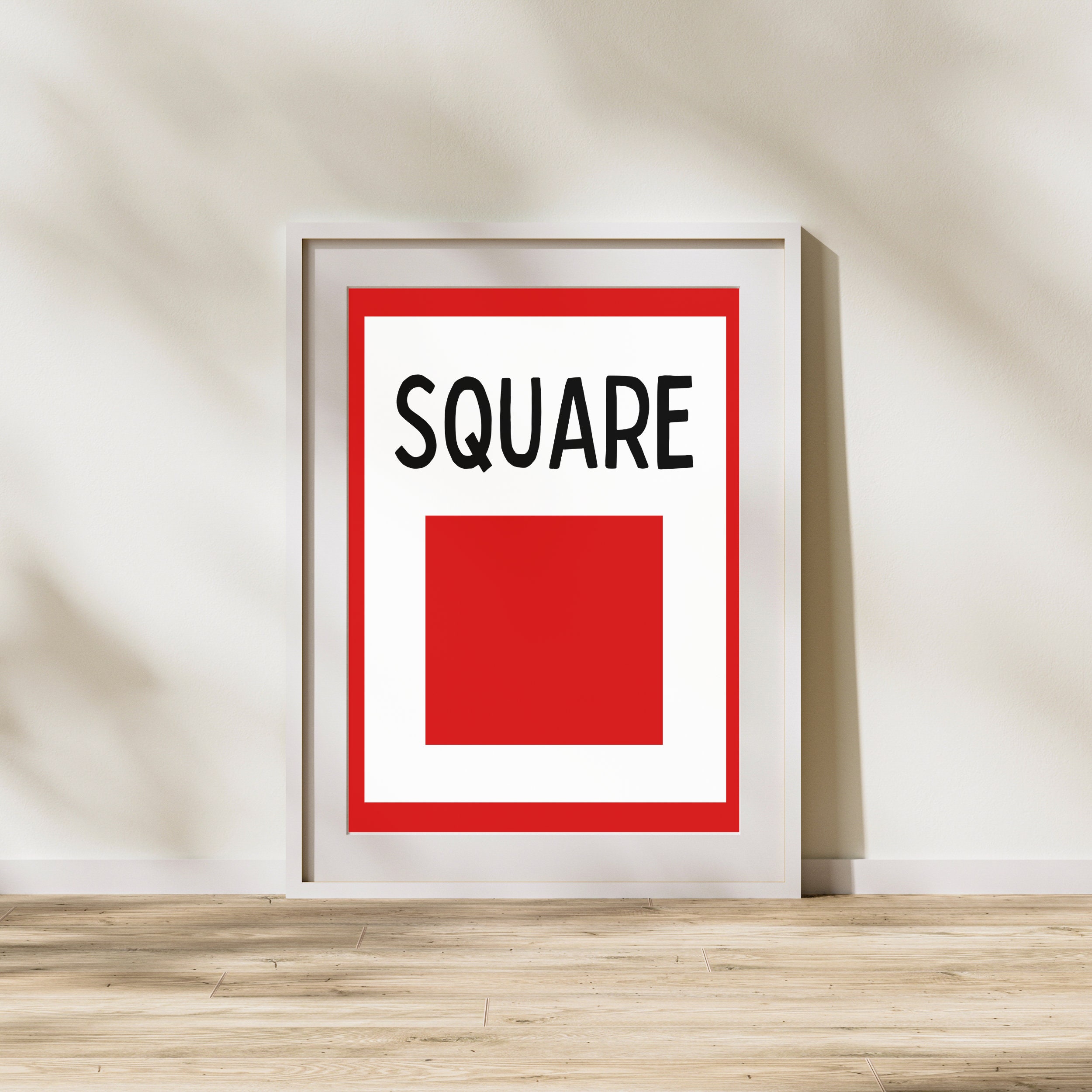 Shape Posters for Classroom - Etsy